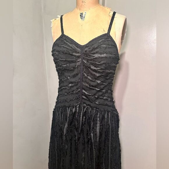 Leon Max | Dresses | Vintage Leon Maxidrop Waist Midi Dress | Poshmark